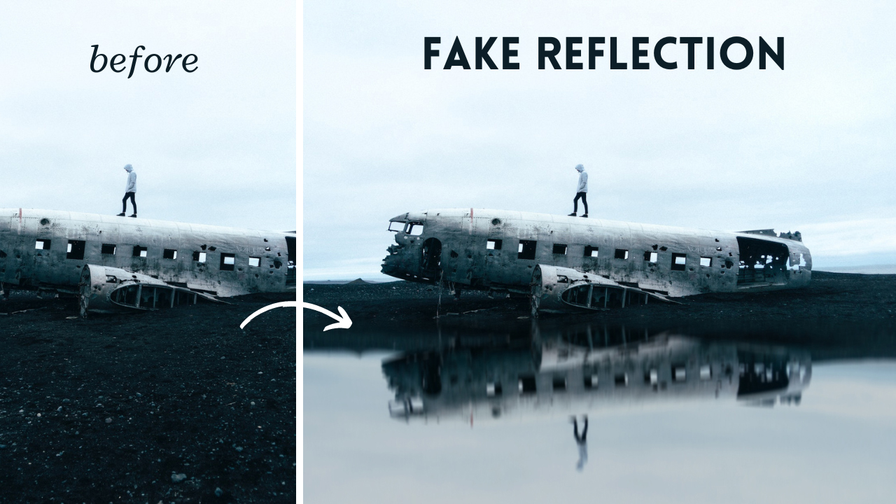Add Fake Reflection to Photos in Photoshop - PSDESIRE