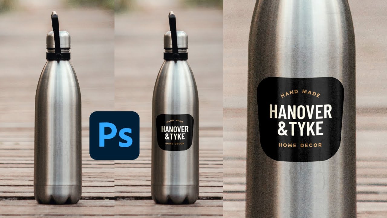 How to place a logo on a bottle in Photoshop - PSDESIRE