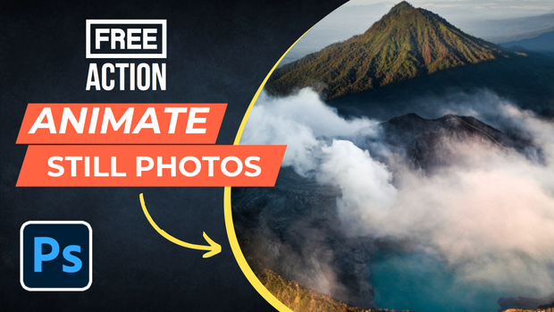 Animate Still Photos – Photoshop Action (free) - PSDESIRE